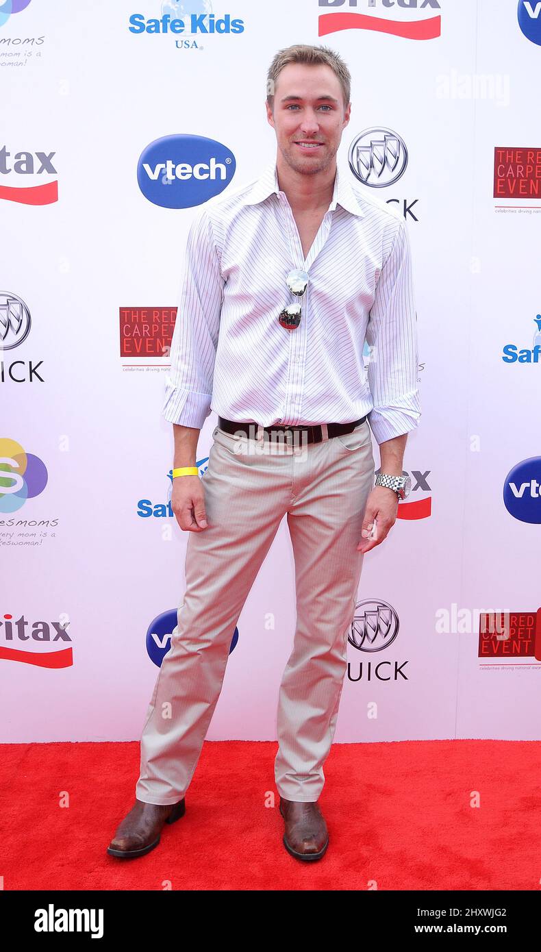Kyle Lowder at the Red CARpet celebrity event promoting child passenger ...