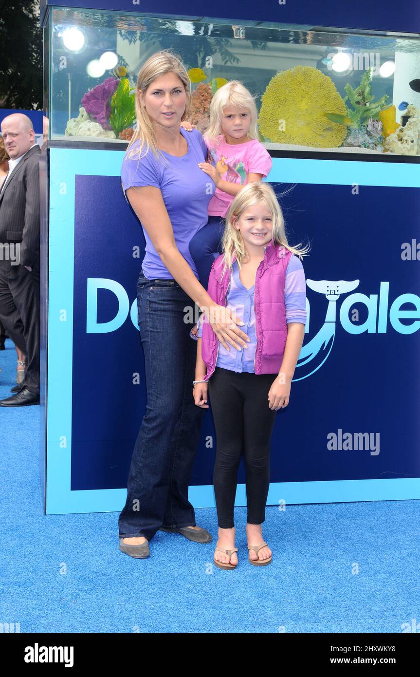 Gabrielle Reece, daughters Reece Hamilton and Brody Hamilton attending ...