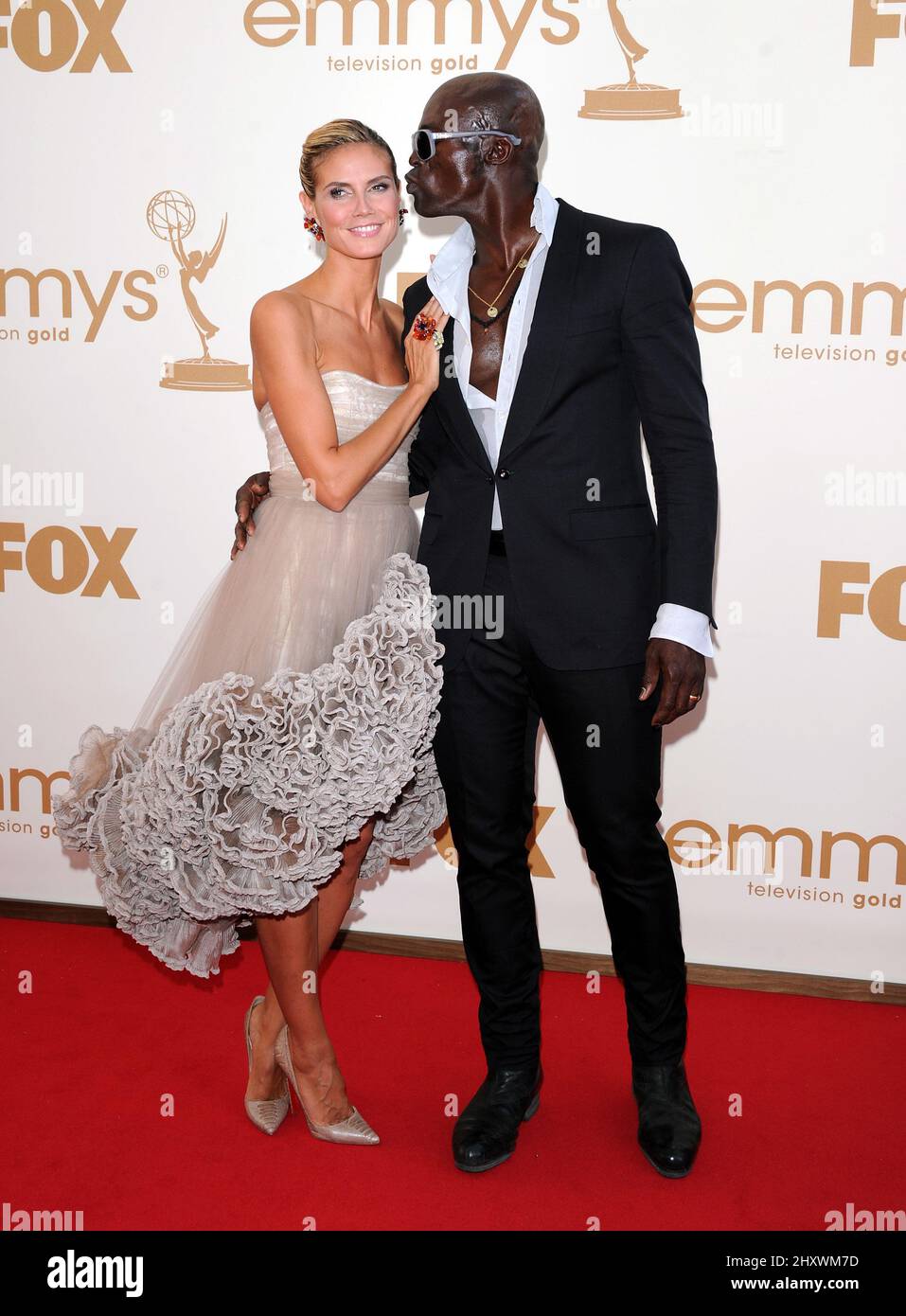 Heidi Klum And Seal Attends The 63rd Annual Primetime Emmy Awards Held 8687