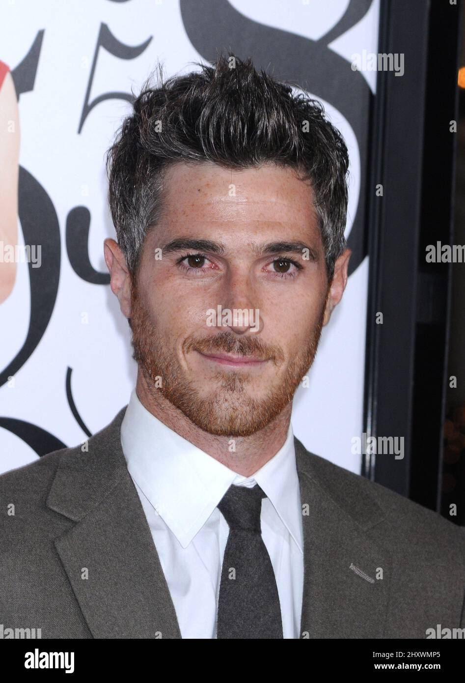 Dave Annable attending the "What's Your Number?" world premiere held at ...