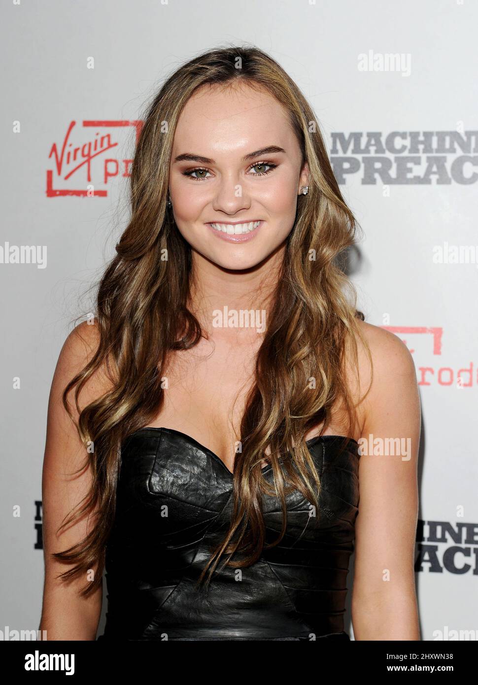 Madeline Carroll attending "Machine Gun Preacher" premiere held at the ...