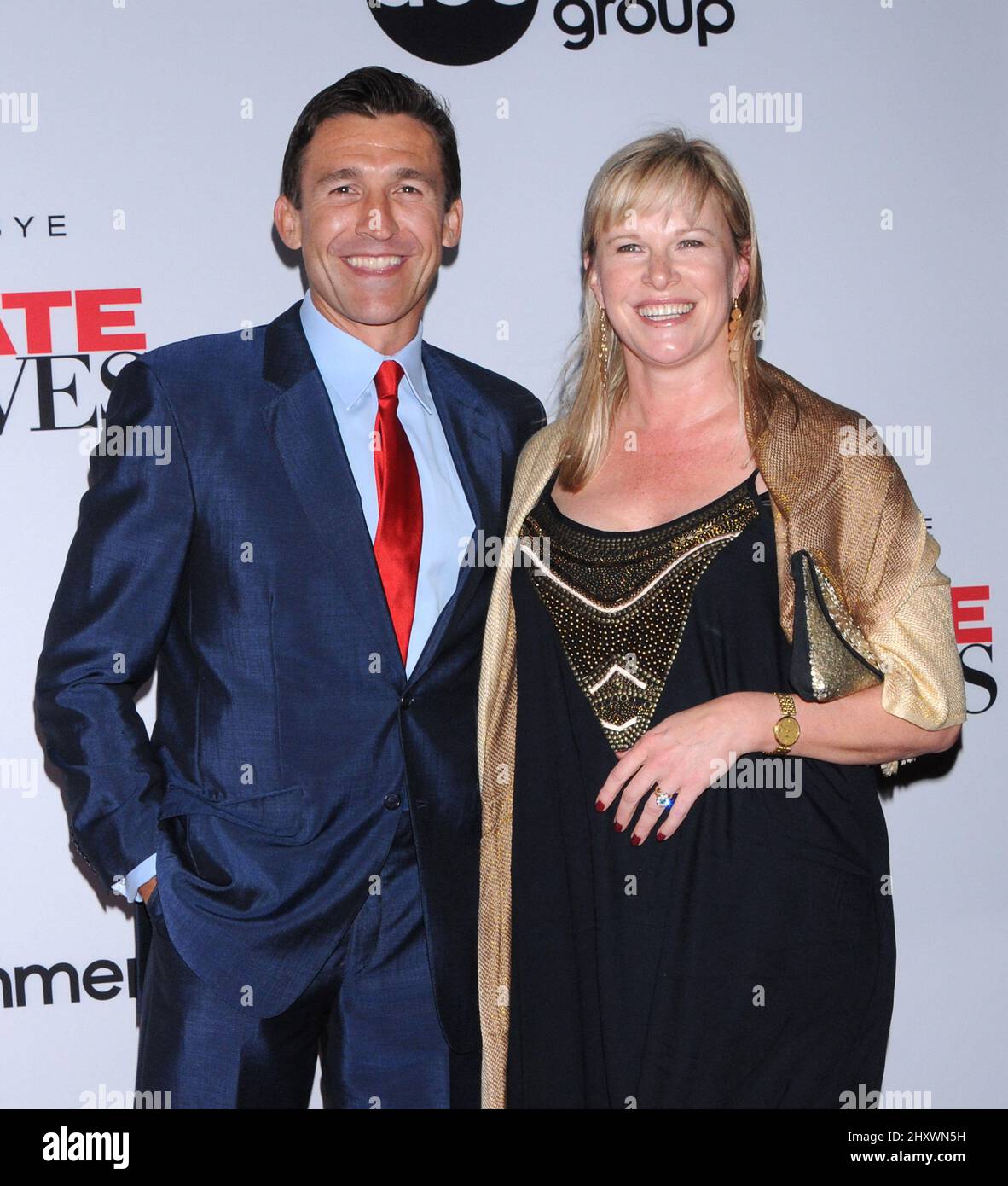 Jonathan Cake and Sister-In-Law attending the 'Desperate Housewives ...
