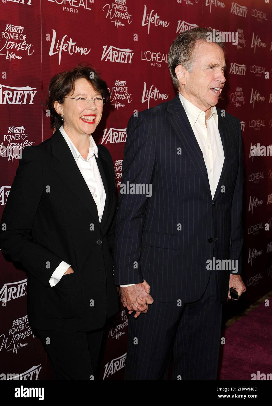 Warren Beatty and Annette Bening during the 2011 Variety's Power Of ...
