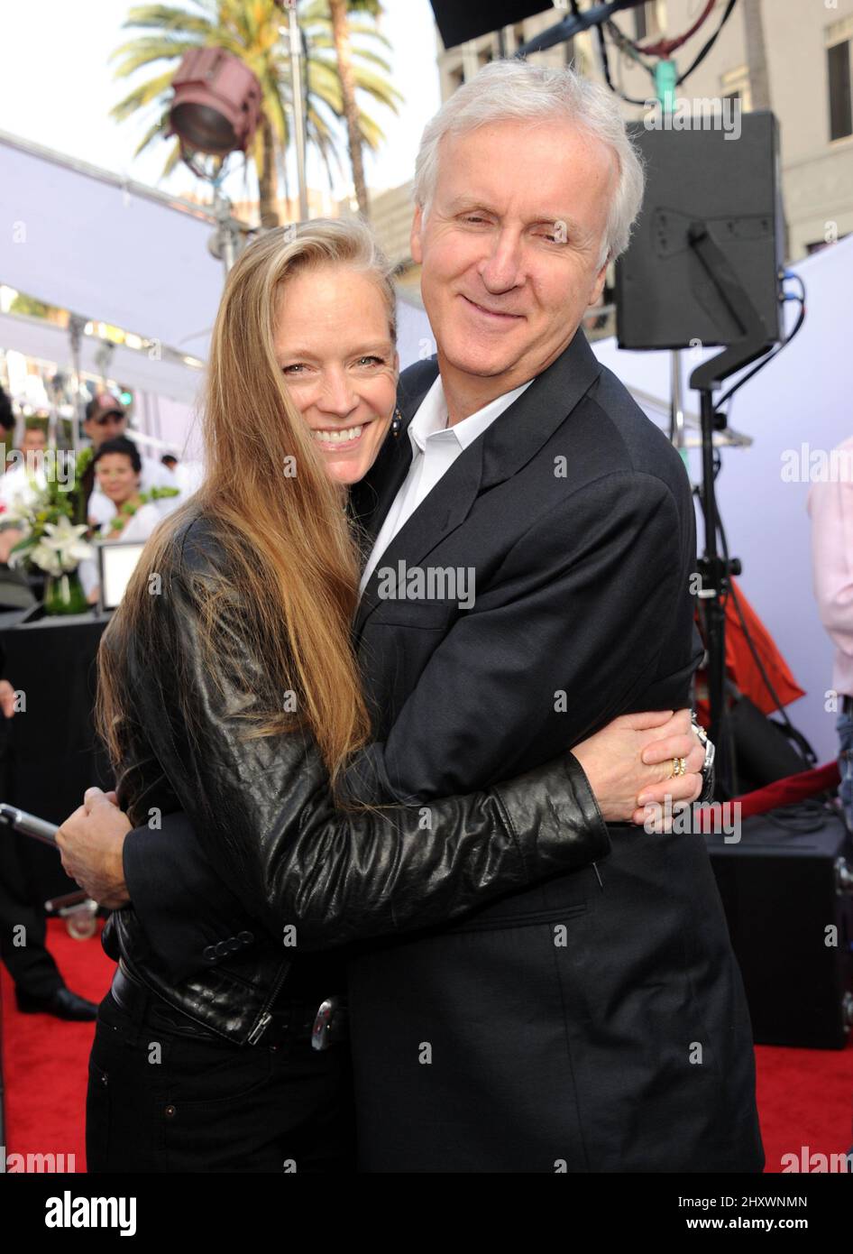Suzy Amis and James Cameron attending IRIS A Journey Into The World of ...