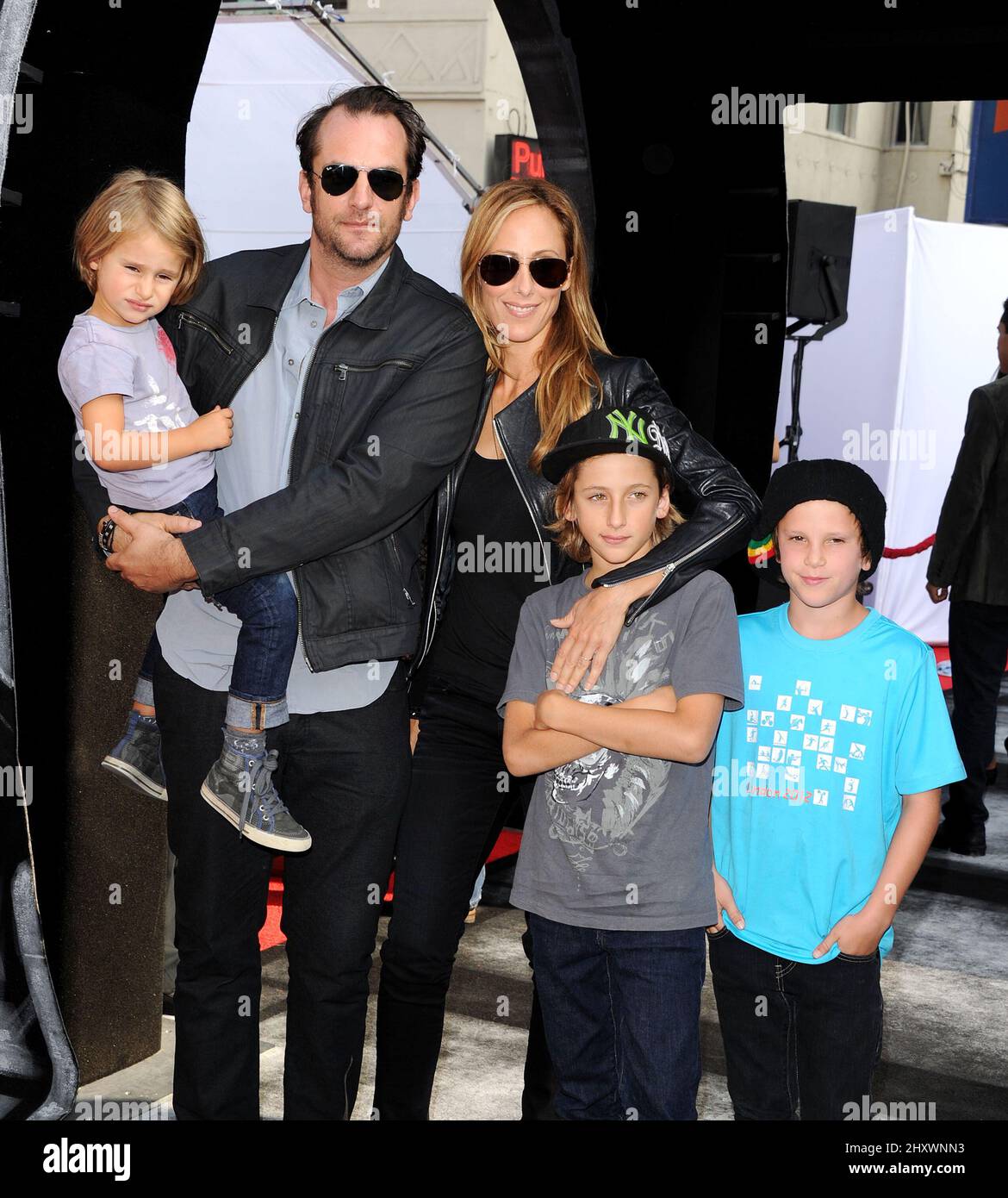 Manu Boyer, Kim Raver and Family attending IRIS A Journey Into The ...
