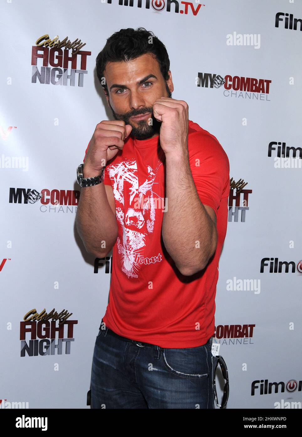 Jeremy Jackson during the "Celebrity Fight Night" press conference held ...