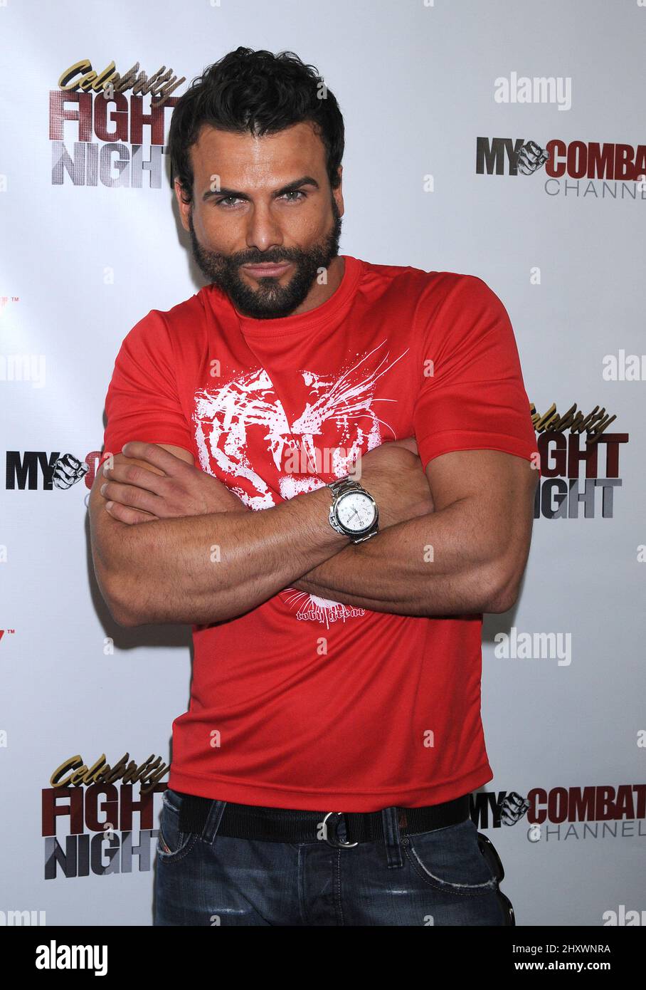 Jeremy Jackson during the "Celebrity Fight Night" press conference held ...