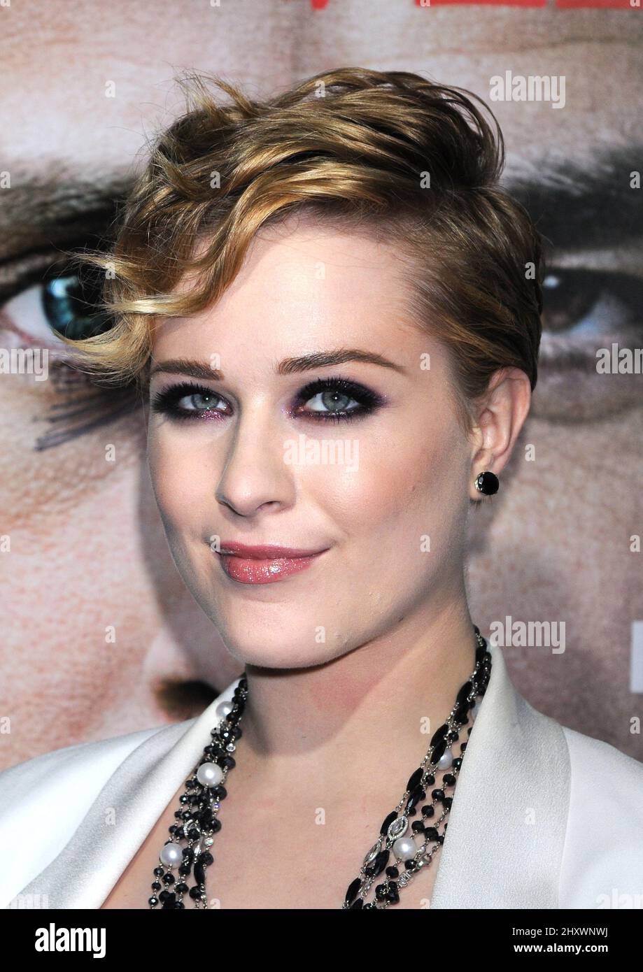 Evan Rachel Wood during "The Ides of March" Los Angeles premiere held ...