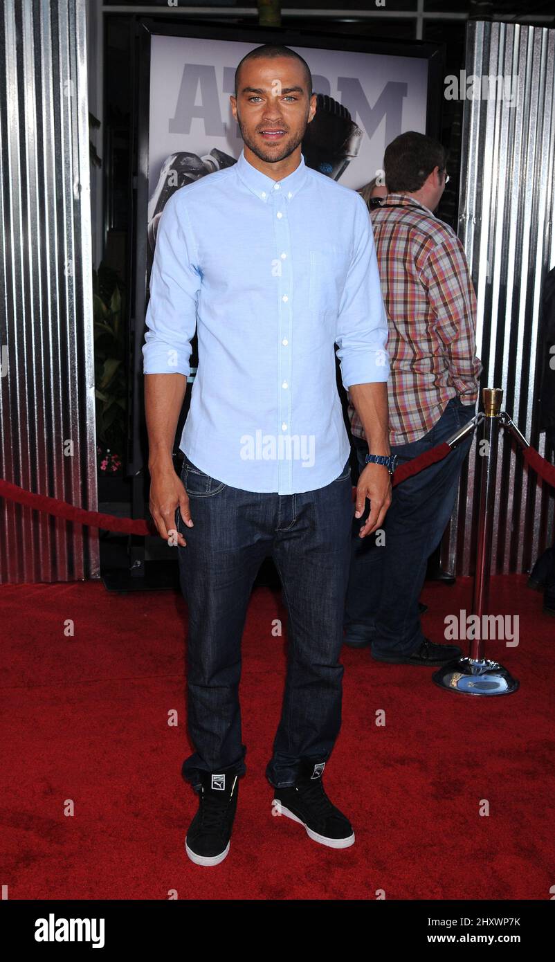 Jesse Williams attending the "Real Steel" world premiere held at the ...