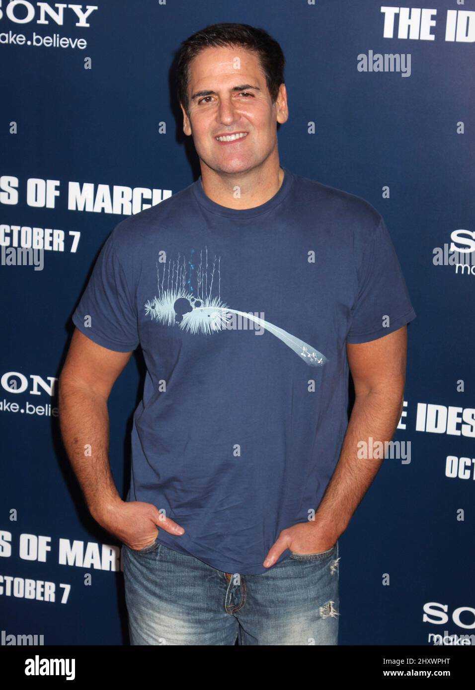 Mark Cuban at the premiere for "The Ides of March" at the Ziegfeld ...