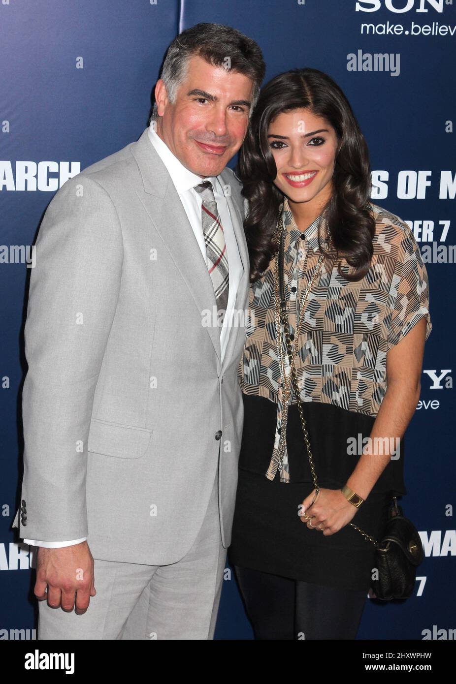 Bryan Batt and Amanda Setton at the premiere for "The Ides of March" at ...