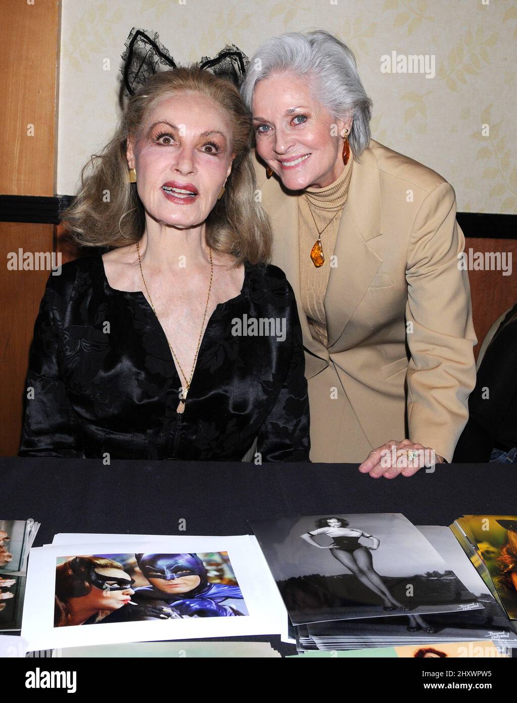 Julie Nemar and Lee Meriwether during The Hollywood Show, Fall 2011 ...