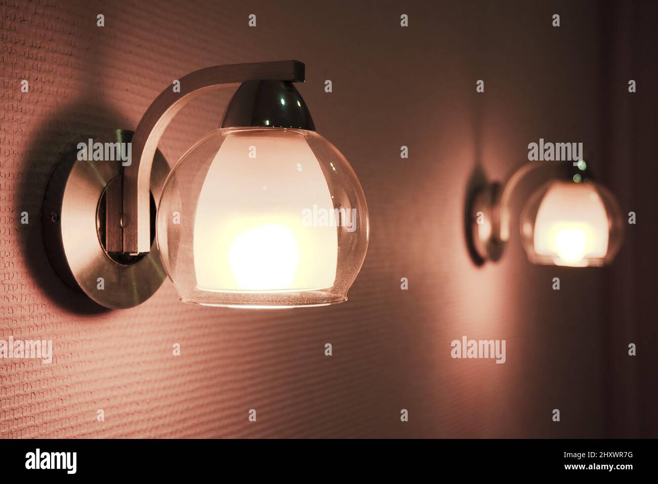 Pair of red lights hi-res stock photography and images - Alamy