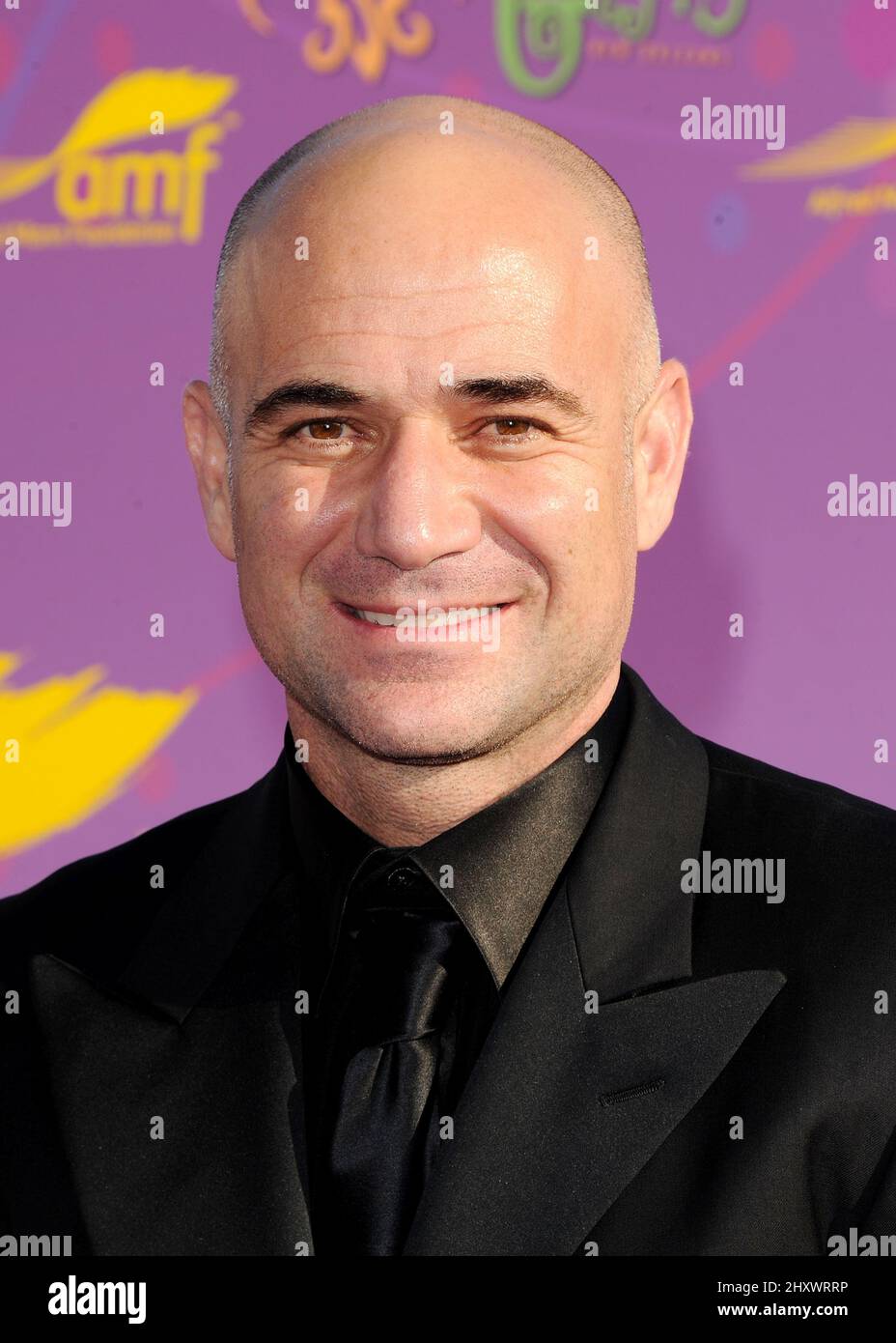 Andre Agassi attending the 2011 Alfred Mann Foundation's Annual Black ...