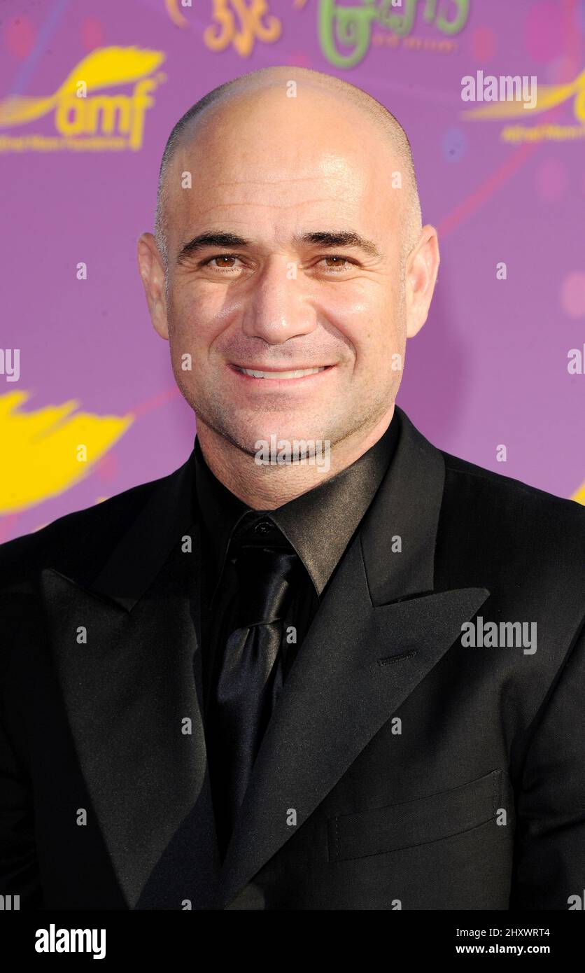 Andre Agassi attending the 2011 Alfred Mann Foundation's Annual Black ...