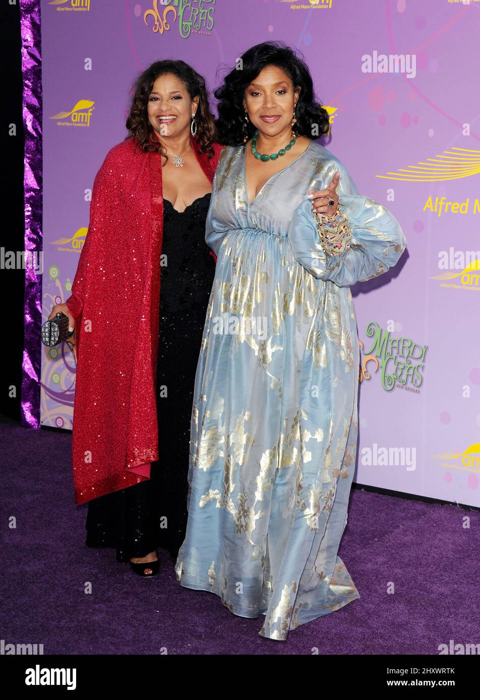 Debbie Allen and Phylicia Rashad attending the 2011 Alfred Mann ...