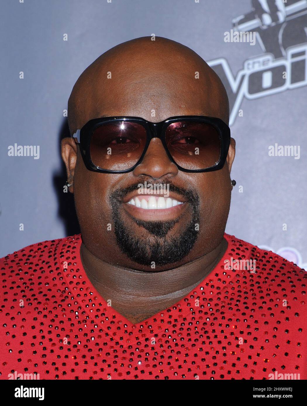 Cee-Lo attending "The Voice" Press Junket held at Sony Pictures Studios ...