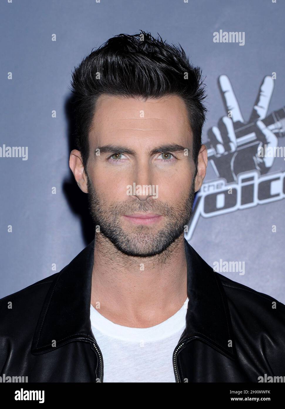 Adam Levine attending "The Voice" Press Junket held at Sony Pictures ...