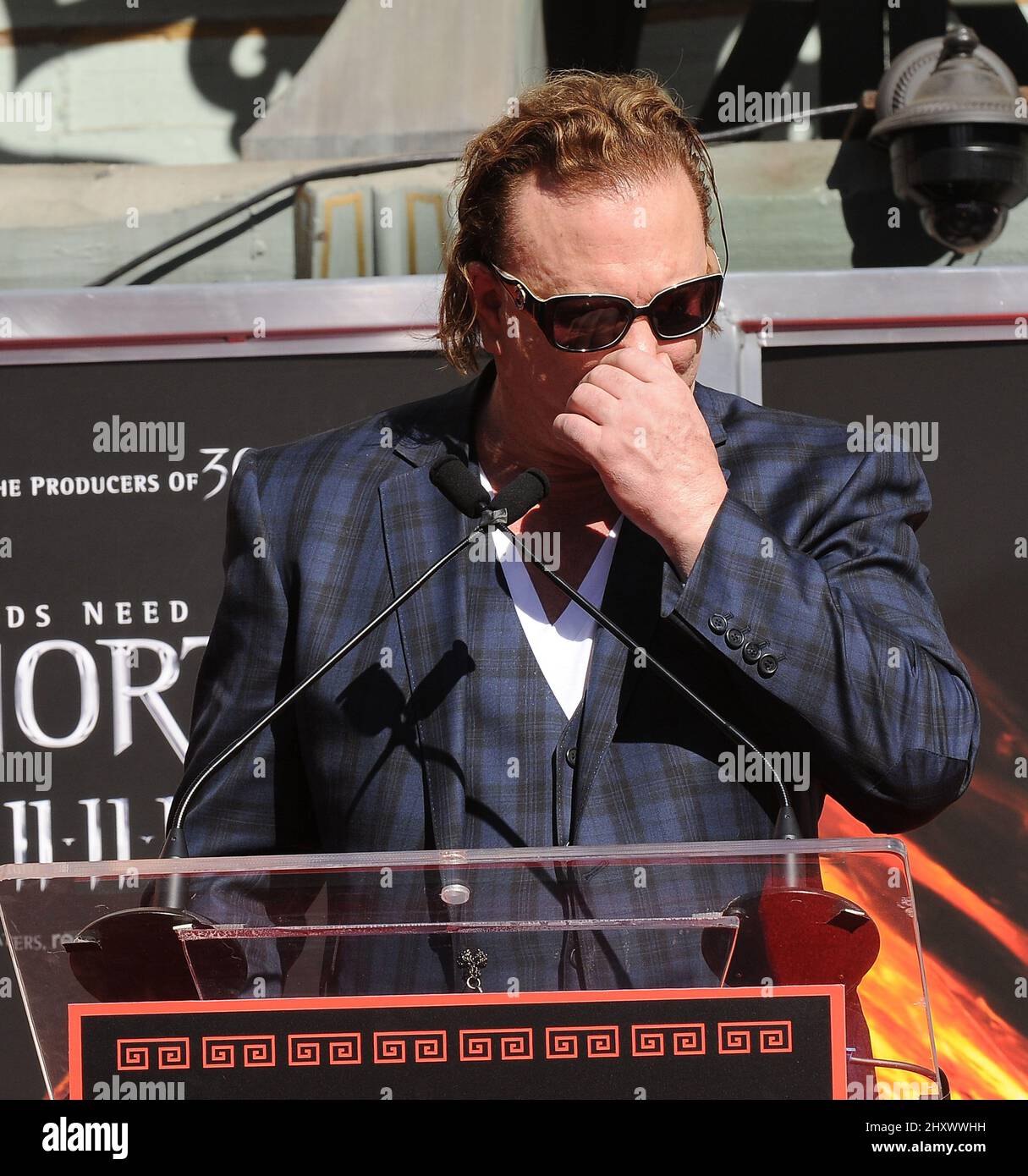 Mickey Rourke at Hand and Footprint Ceremony at Grauman's Chinese ...