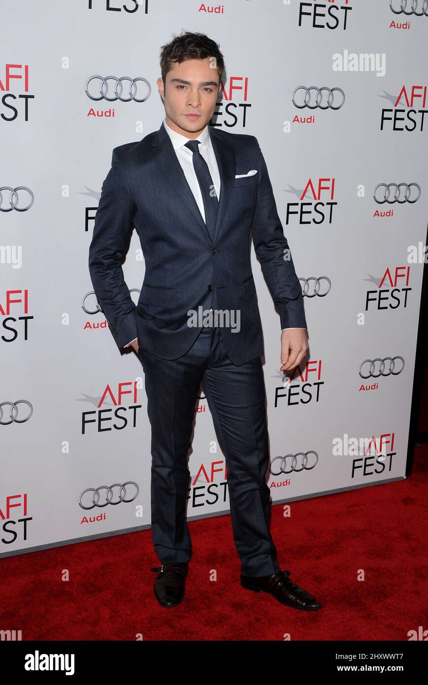 Ed Westwick attending the world premiere of 'J.Edgar' held at The ...