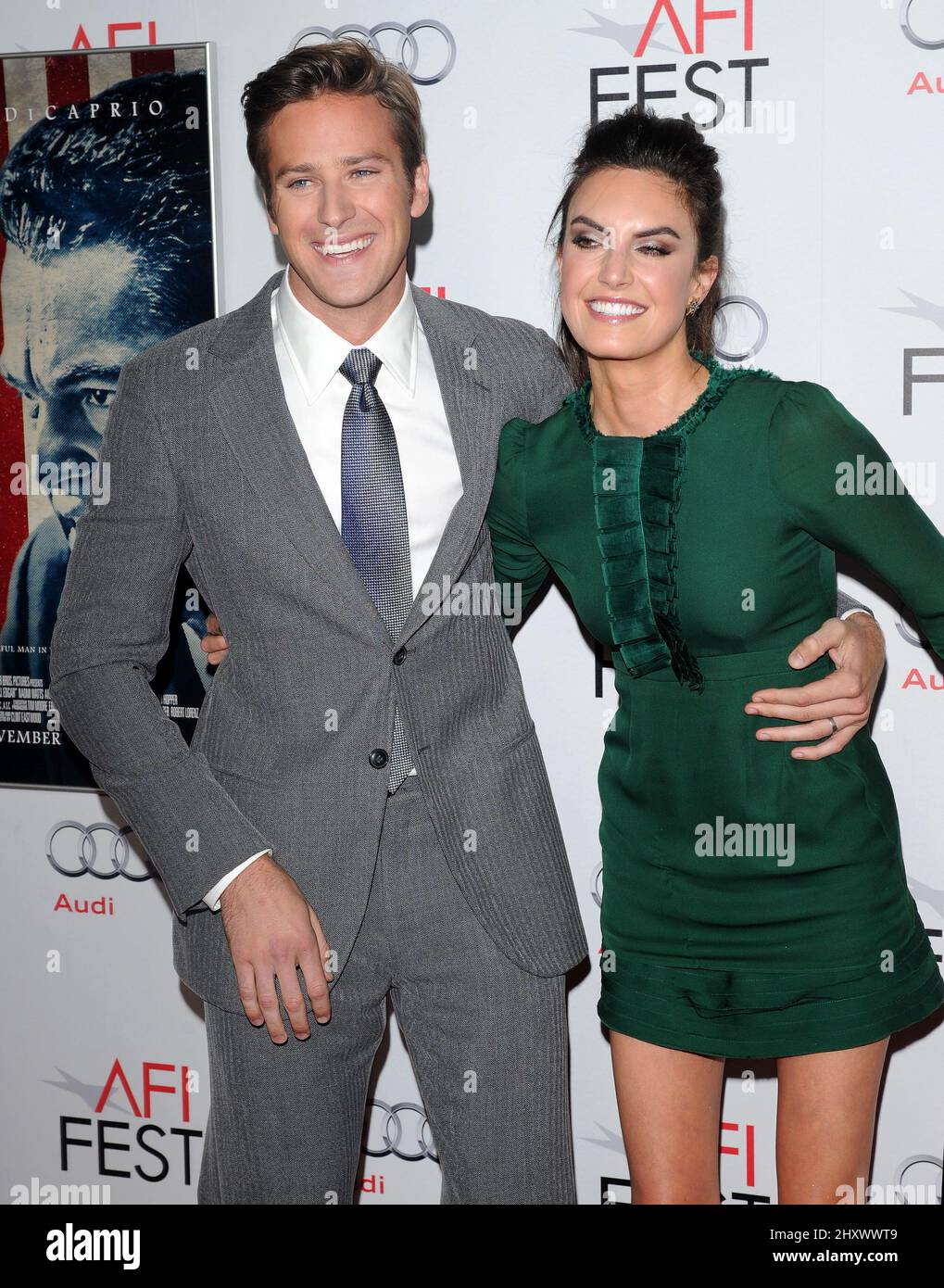 Armie Hammer and Elizabeth Chambers attending the world premiere of 'J ...