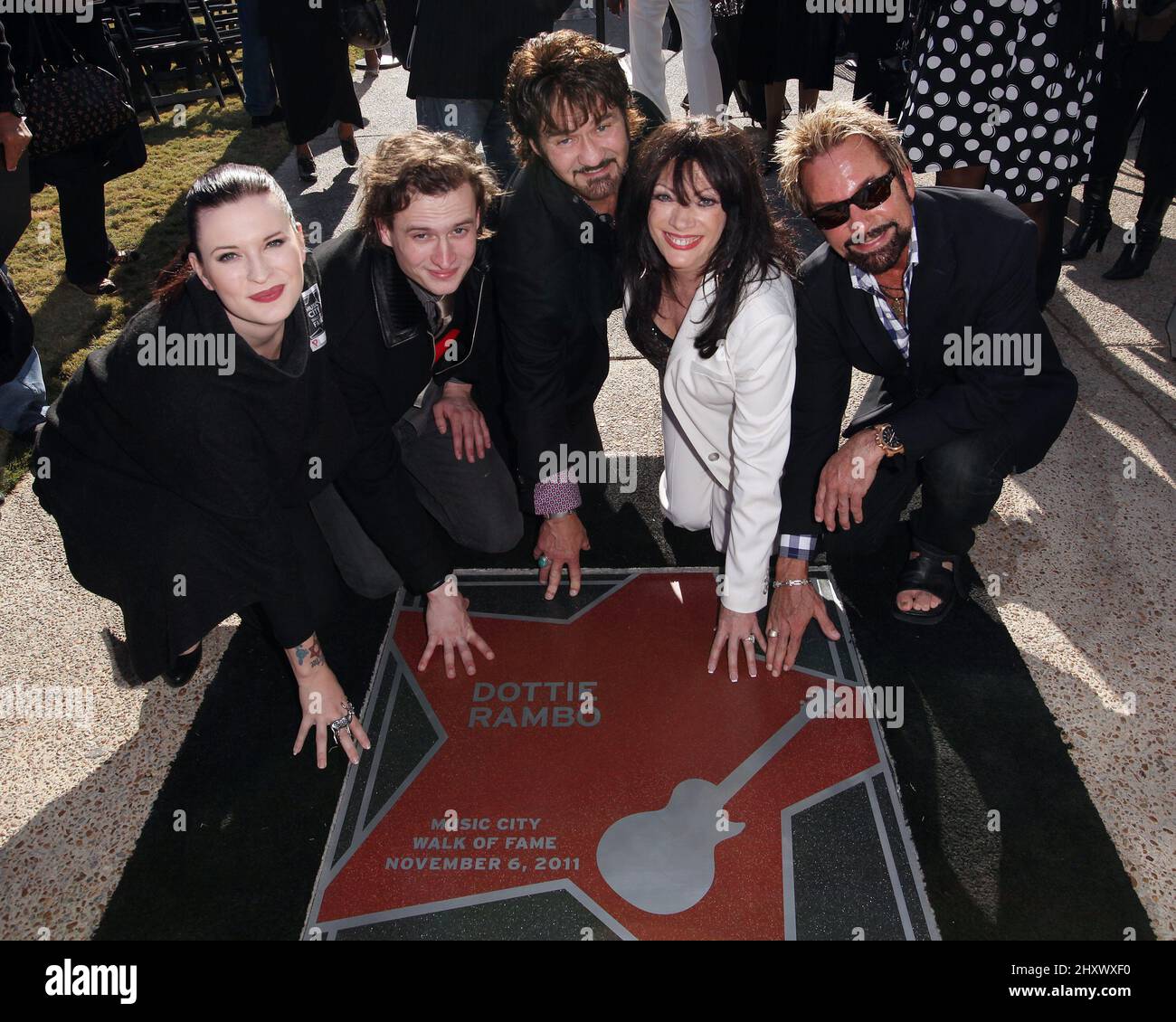 Reba Rambo McGuire and Dottie Rambo at the Music City Walk of Fame ...