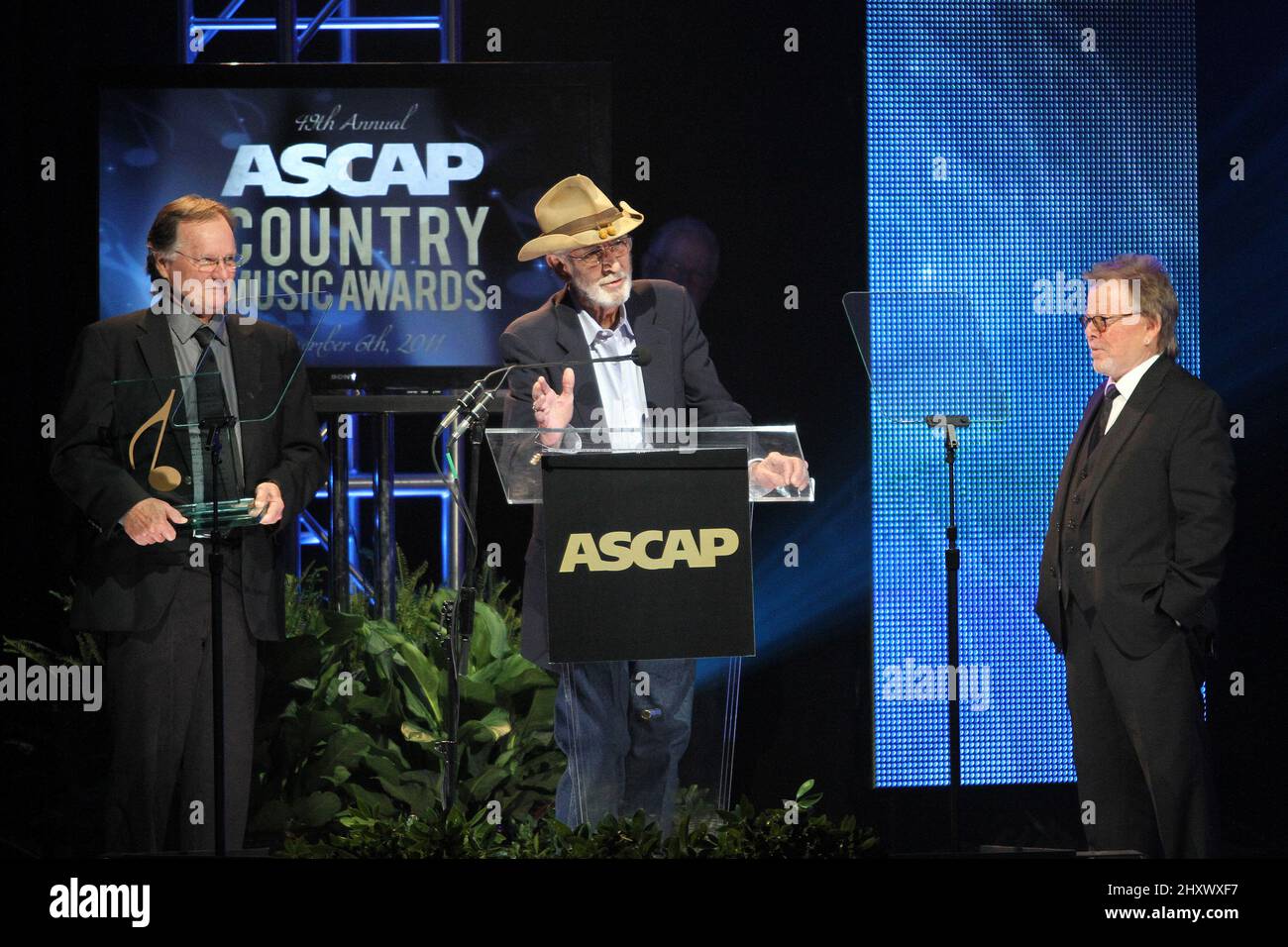 Don Williams on stage during the ASCAP Country Music Awards Held at the ...