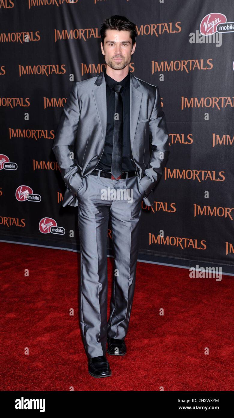Corey Sevier during The Immortals premiere held at the Nokia Theater L ...