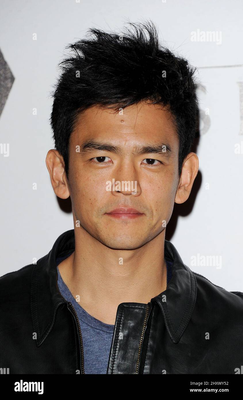 John Cho Arriving For The Launch Party For The Video Game The Elder Scrolls V Skyrim In Los