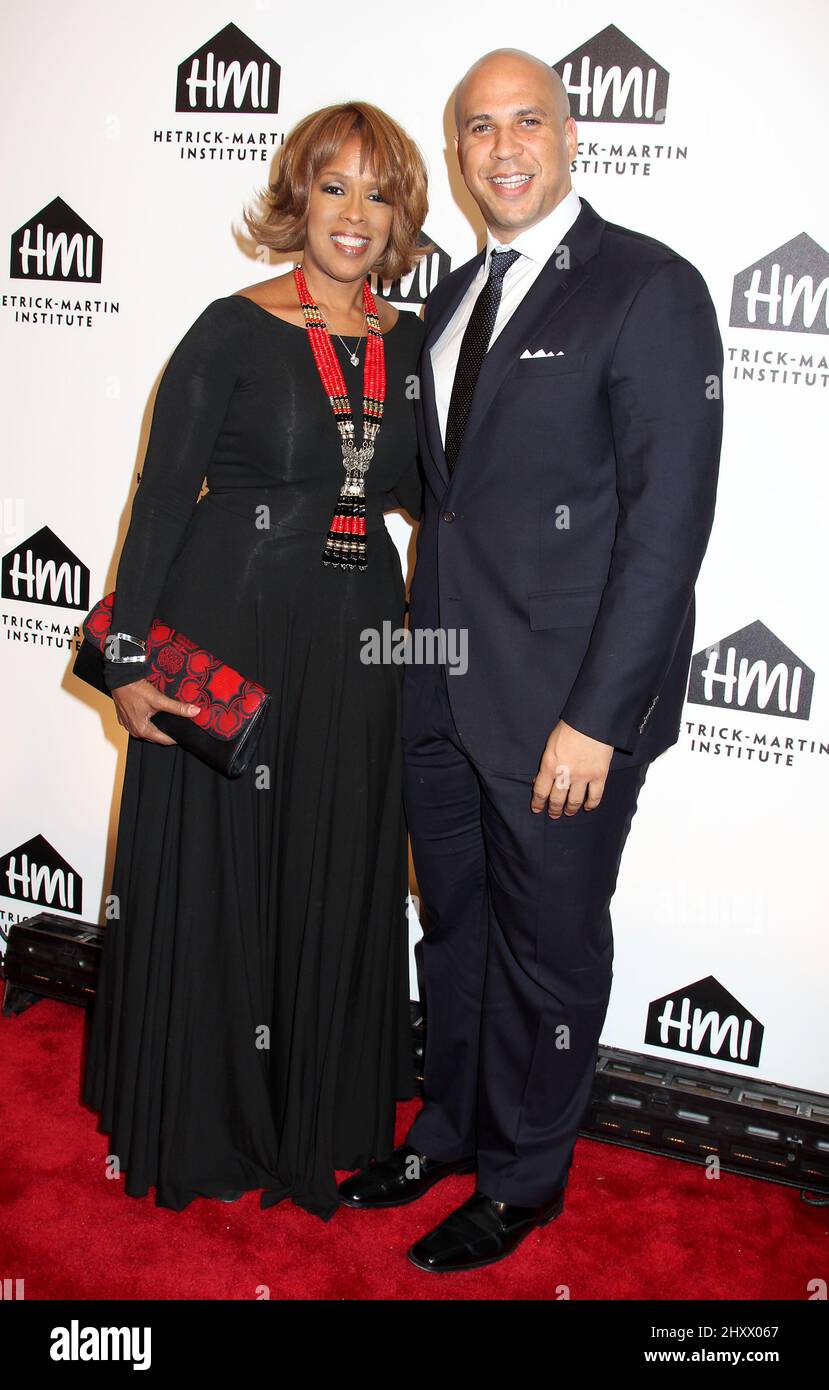 Gayle King and Mayor Cory Booker during the 25th Annual Emery Awards ...