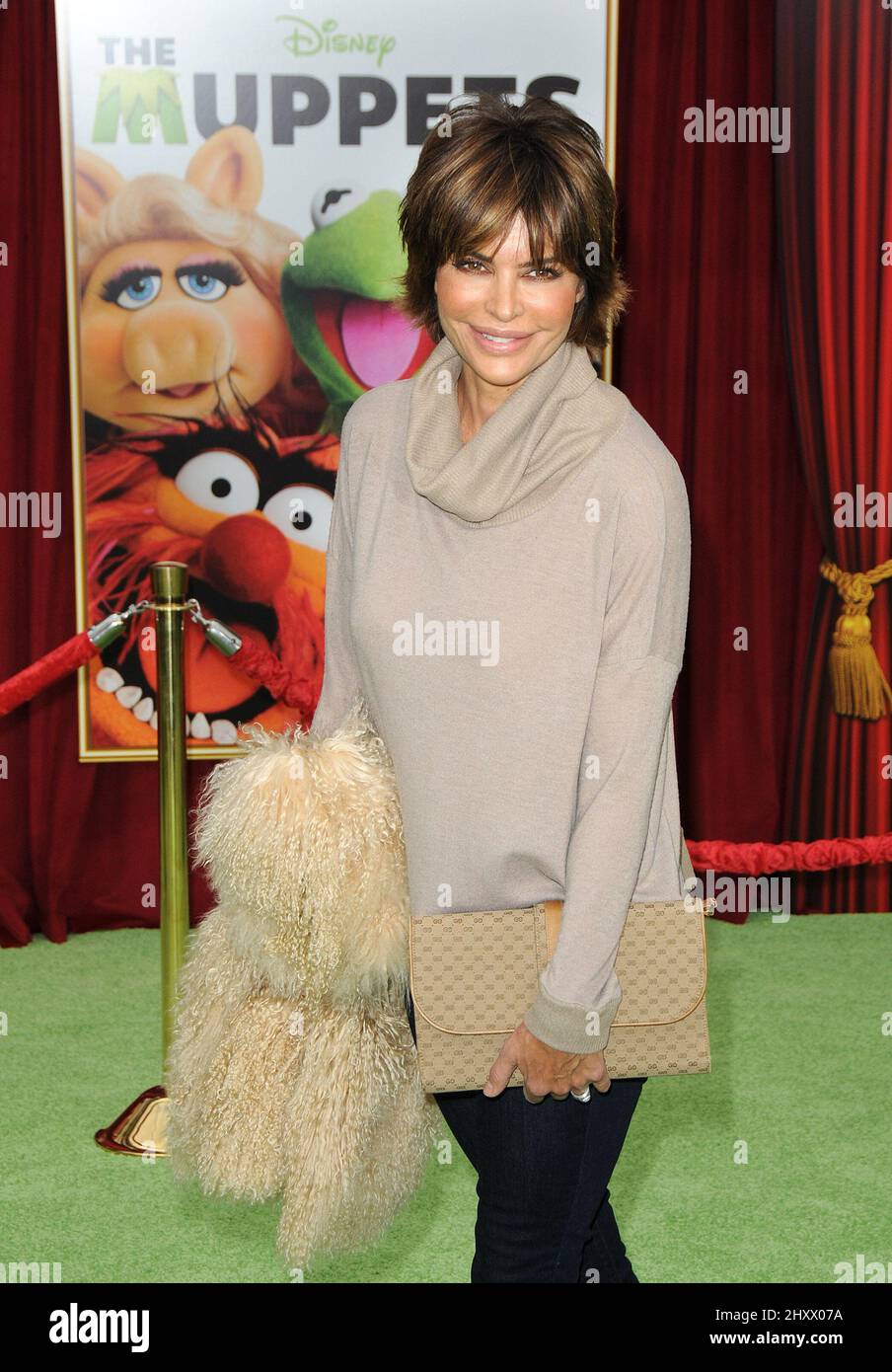 Lisa Rinna attending "The Muppets" premiere held at the El Capitan ...