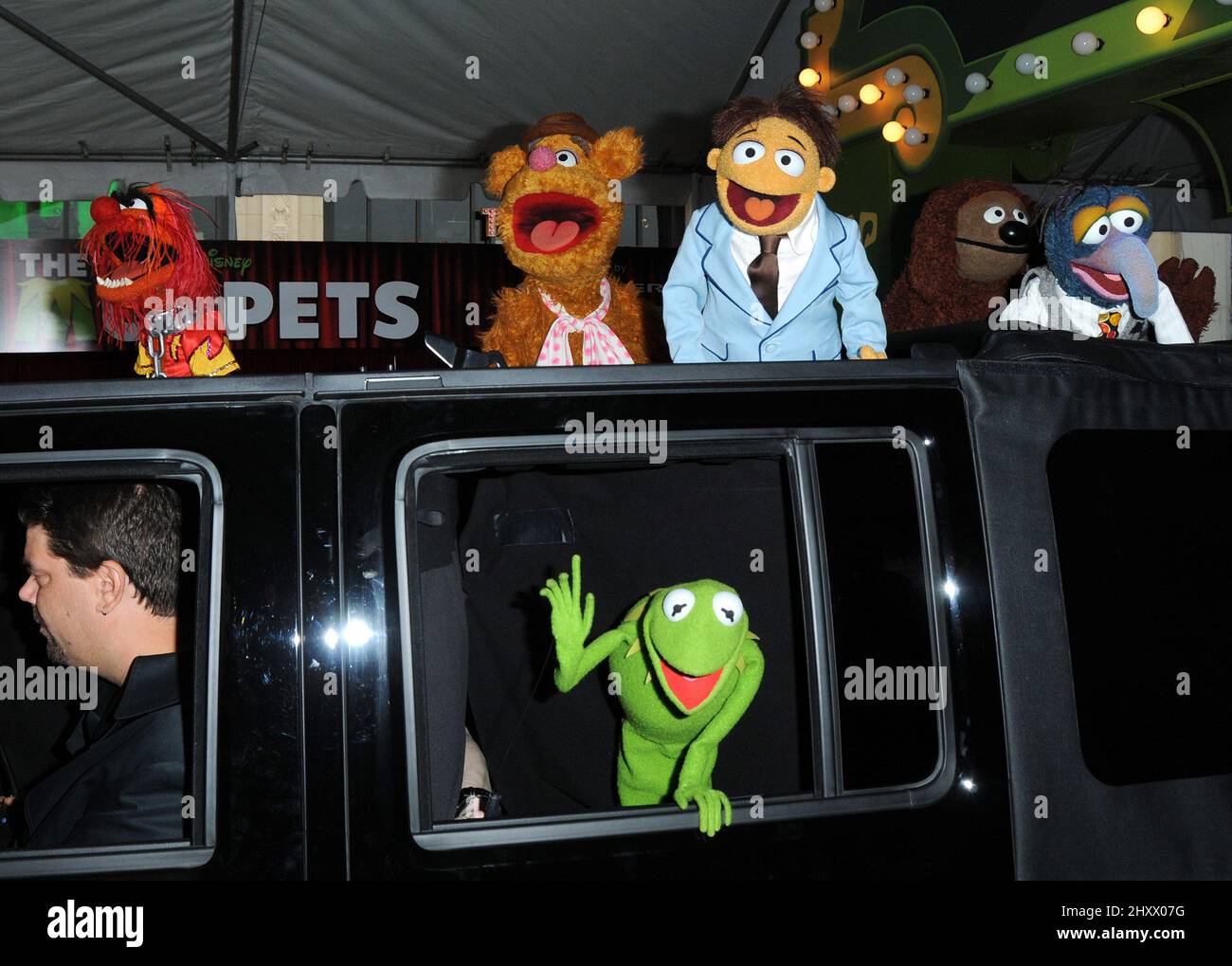 Animal, Kermit the Frog, Fozzie Bear, Walter, Rowlf and Gonzo attending ...