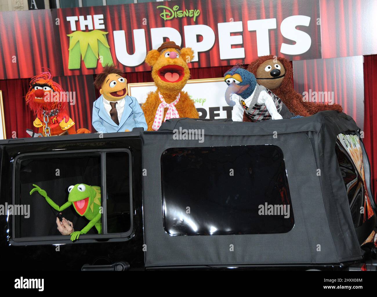 Animal, Kermit the Frog, Fozzie Bear, Walter, Rowlf and Gonzo attending ...