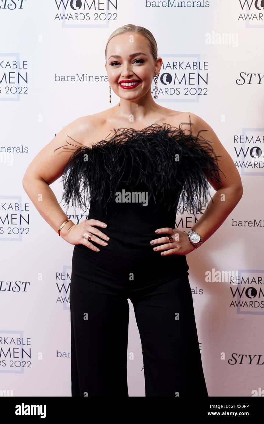 Alice Liveing arriving at the Stylist Remarkable Women Awards at The ...