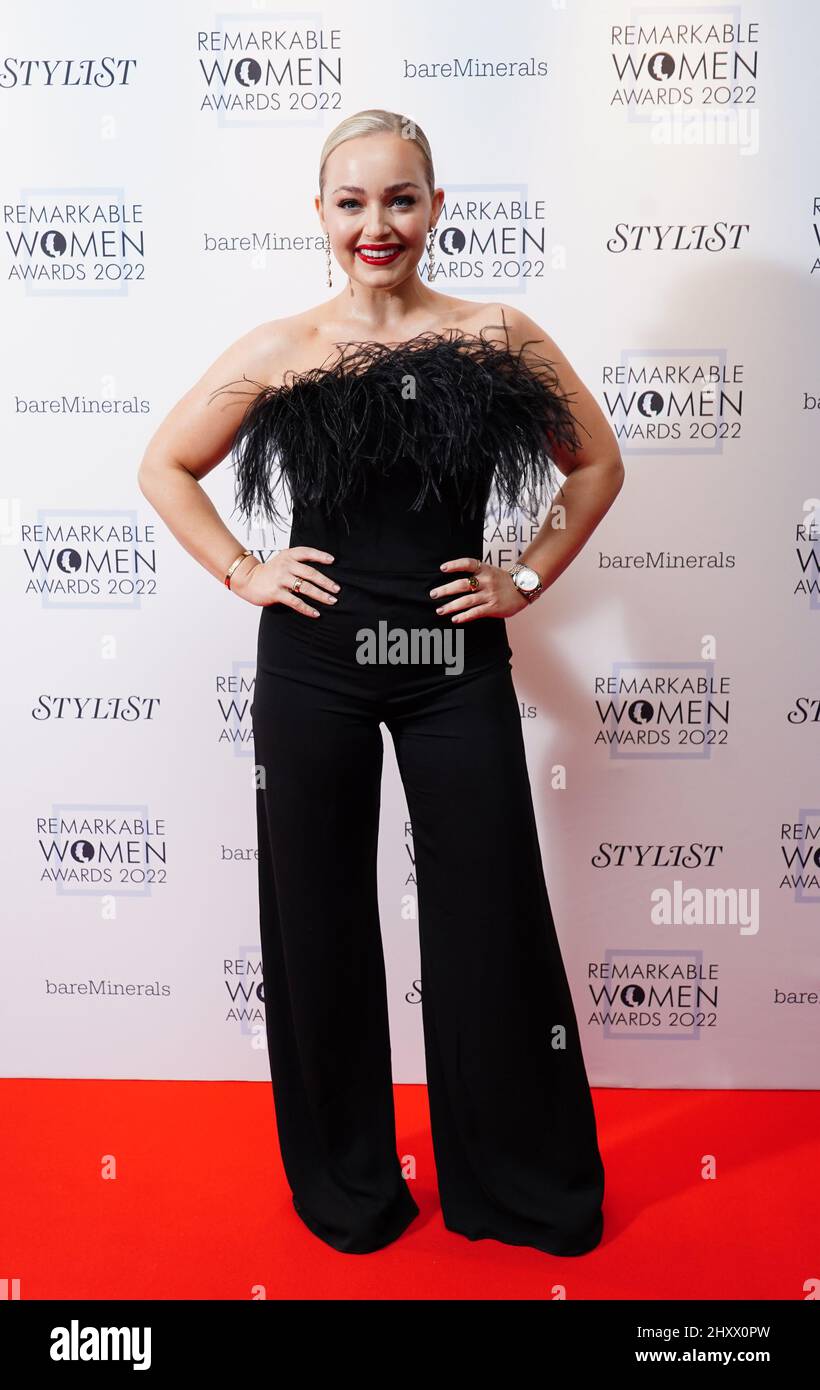 Alice Liveing arriving at the Stylist Remarkable Women Awards at The ...