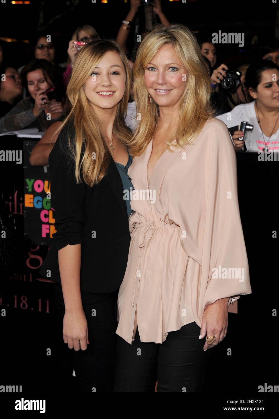 Heather Locklear and Ava Sambora arriving at the premiere of "The ...