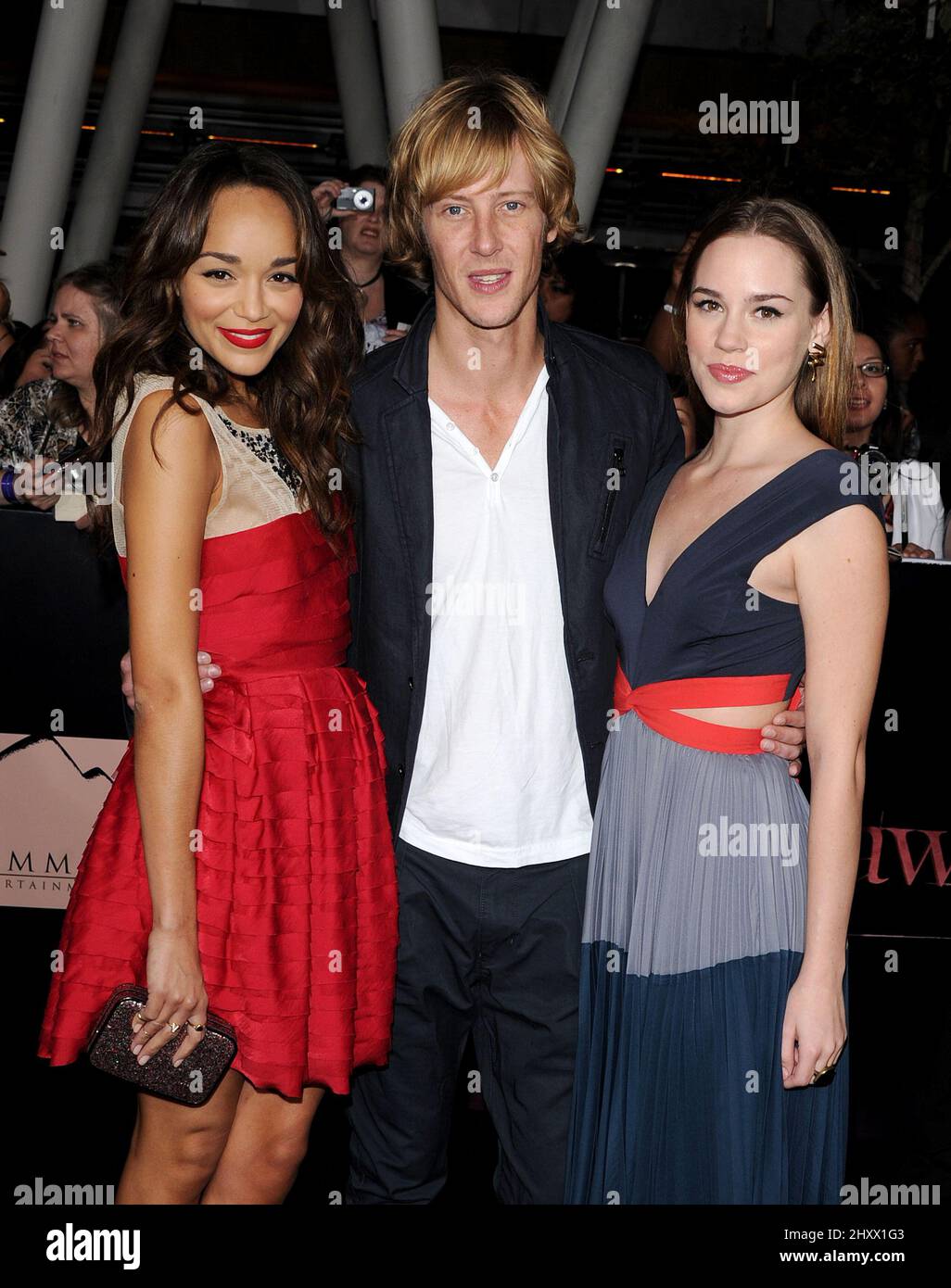 Ashley Madekwe, Gabriel Mann and Christa B Allen attending the World ...
