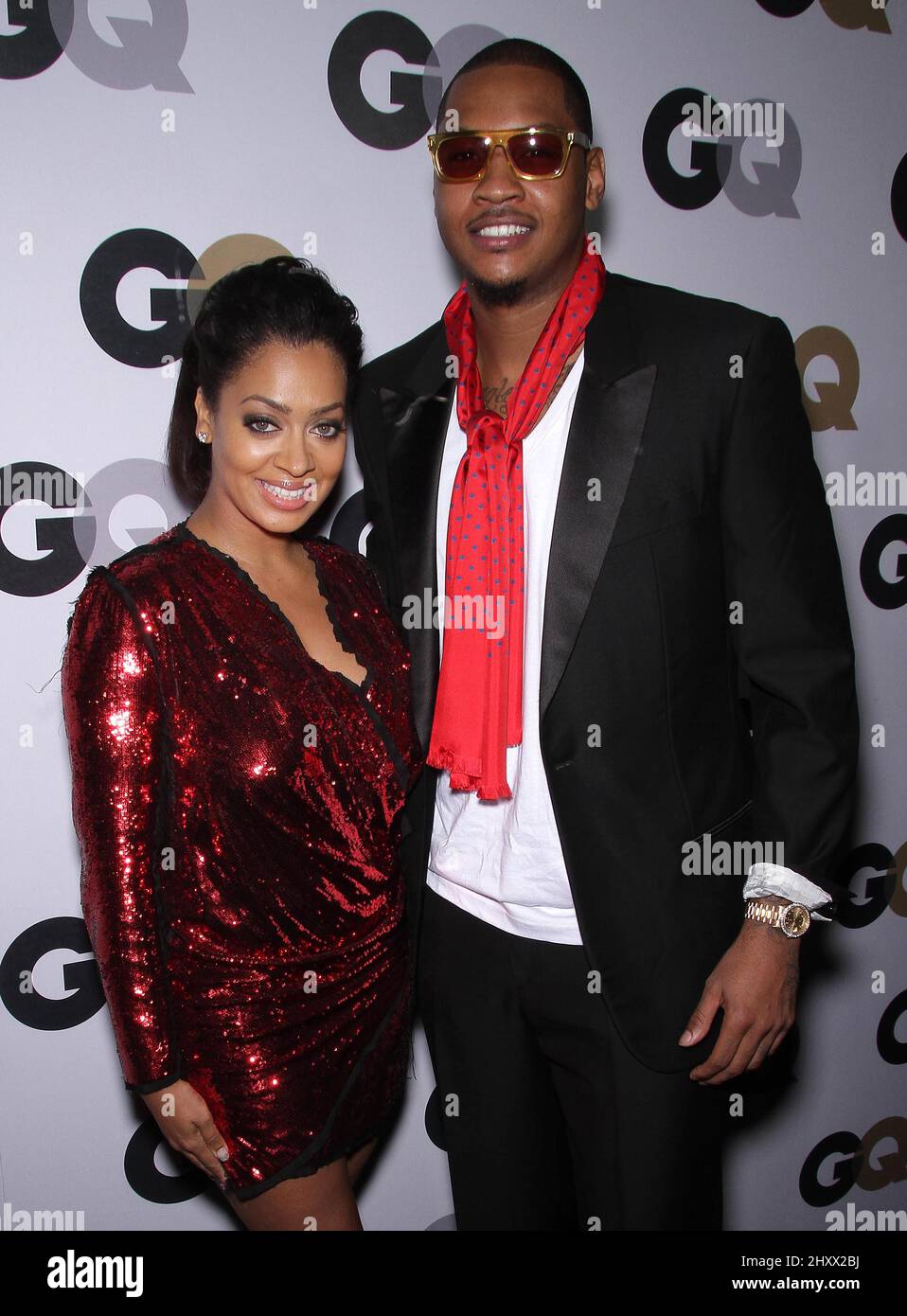 La La Vasquez and Carmelo Anthony at the 2011 GQ Men of the Year Party ...