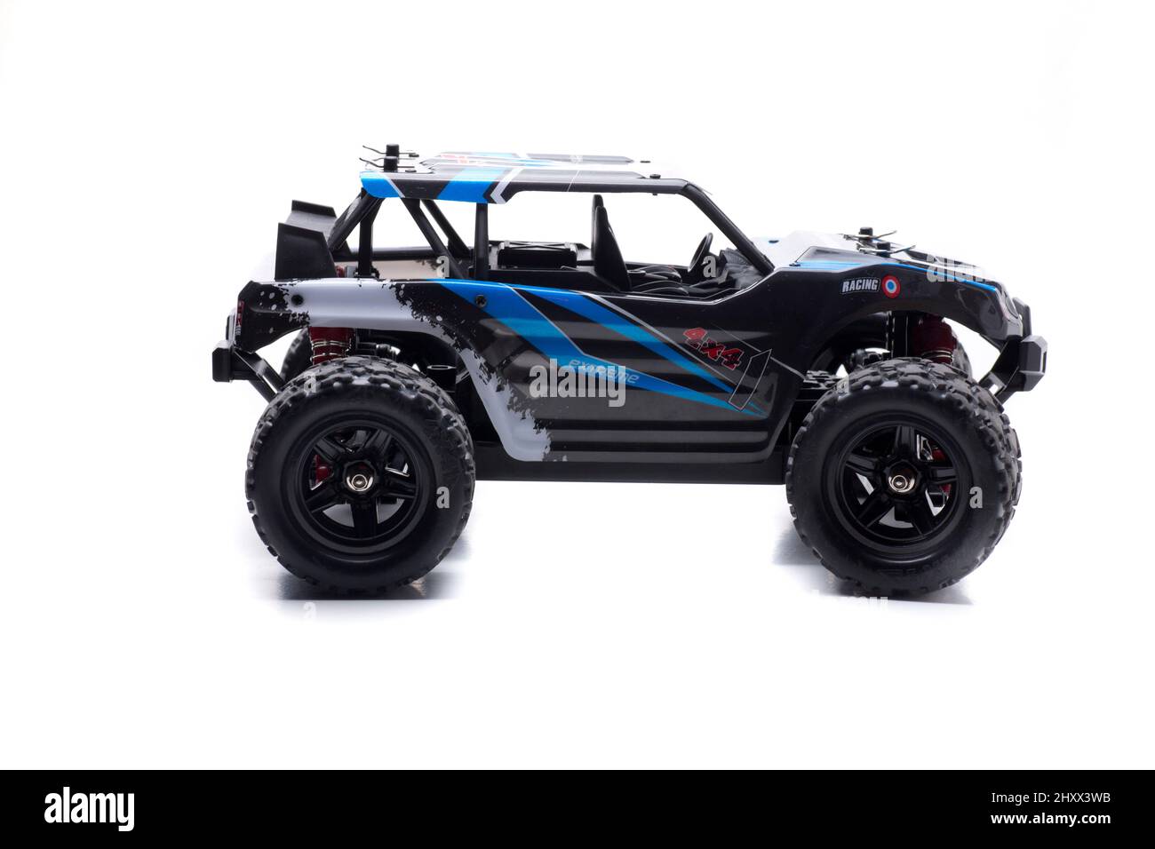 a remote control car off-road to have fun all the public Stock Photo ...