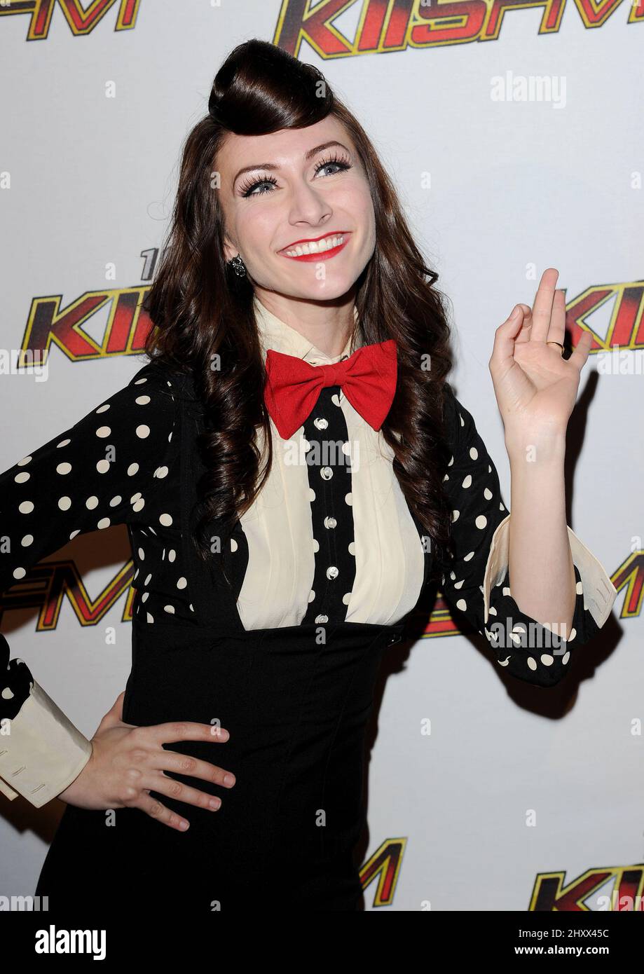 Karmin during the 2011 KIIS FM Jingle Ball held at the Nokia Theatre ...