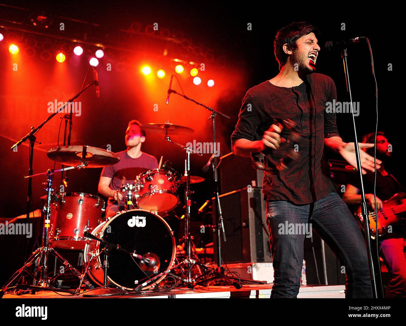 Sameer Gadhia of Young The Giant performs during 96X Winter Meltdown at ...