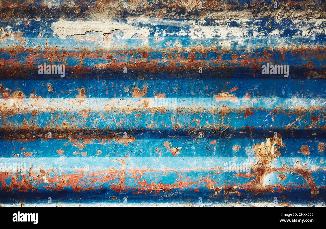 Dirty rusty metal wall, background or texture Stock Photo - Alamy