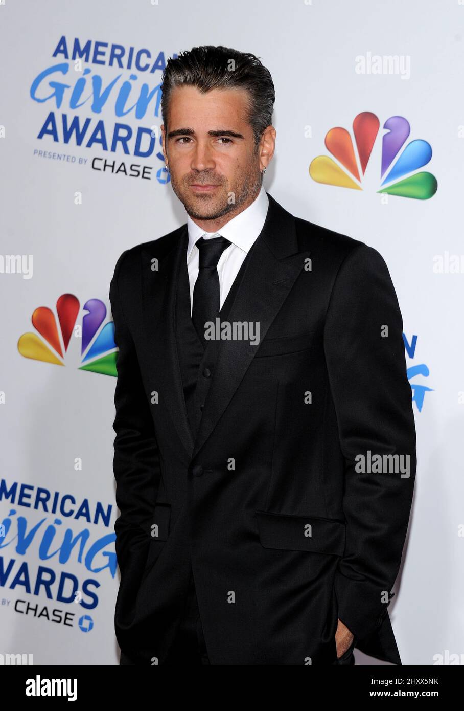 Colin Farrell at the American Giving Awards at Dorothy Chandler ...