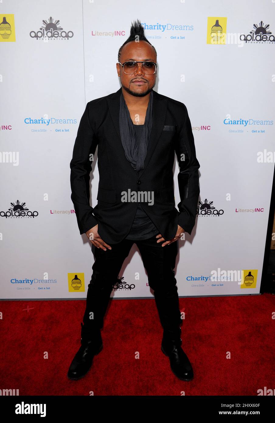 Apl.de.ap attending the Apl.de.ap Birthday celebration held at the ...