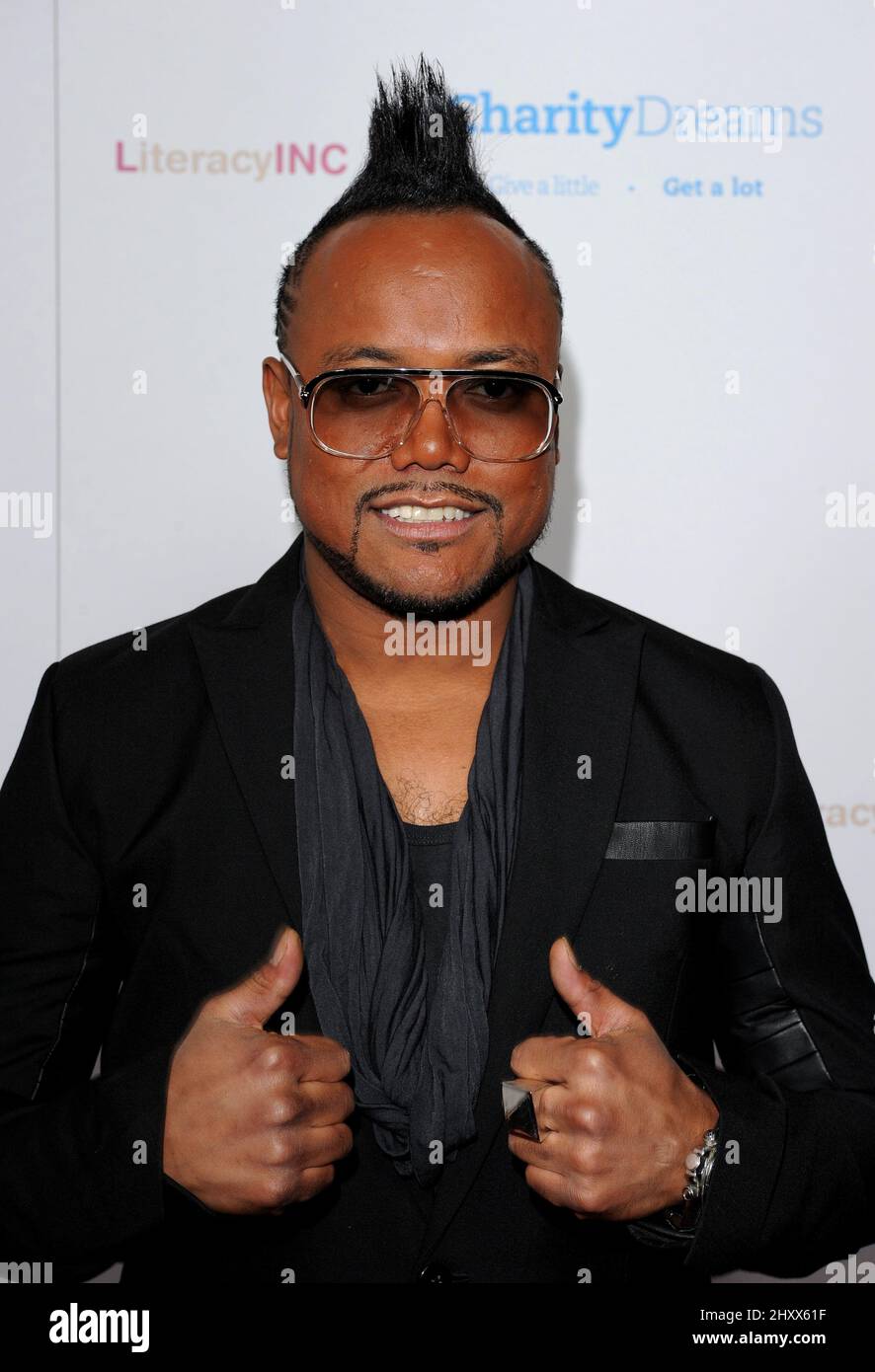 Apl.de.ap attending the Apl.de.ap Birthday celebration held at the ...