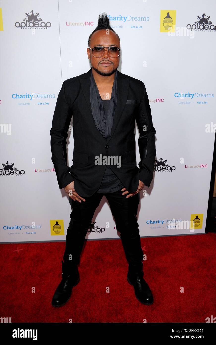 Apl.de.ap attending the Apl.de.ap Birthday celebration held at the ...