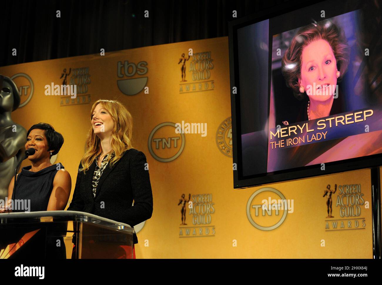 Regina King and Judy Greer at the 18th Annual Screen Actors Guild ...