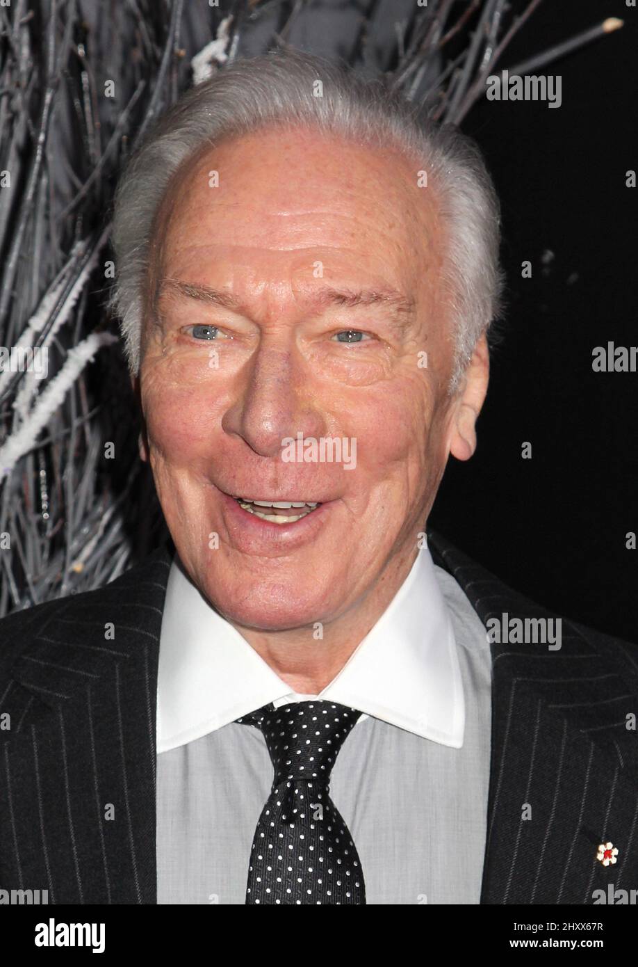 Christopher Plummer during "The Girl With The Dragon Tattoo" New York ...
