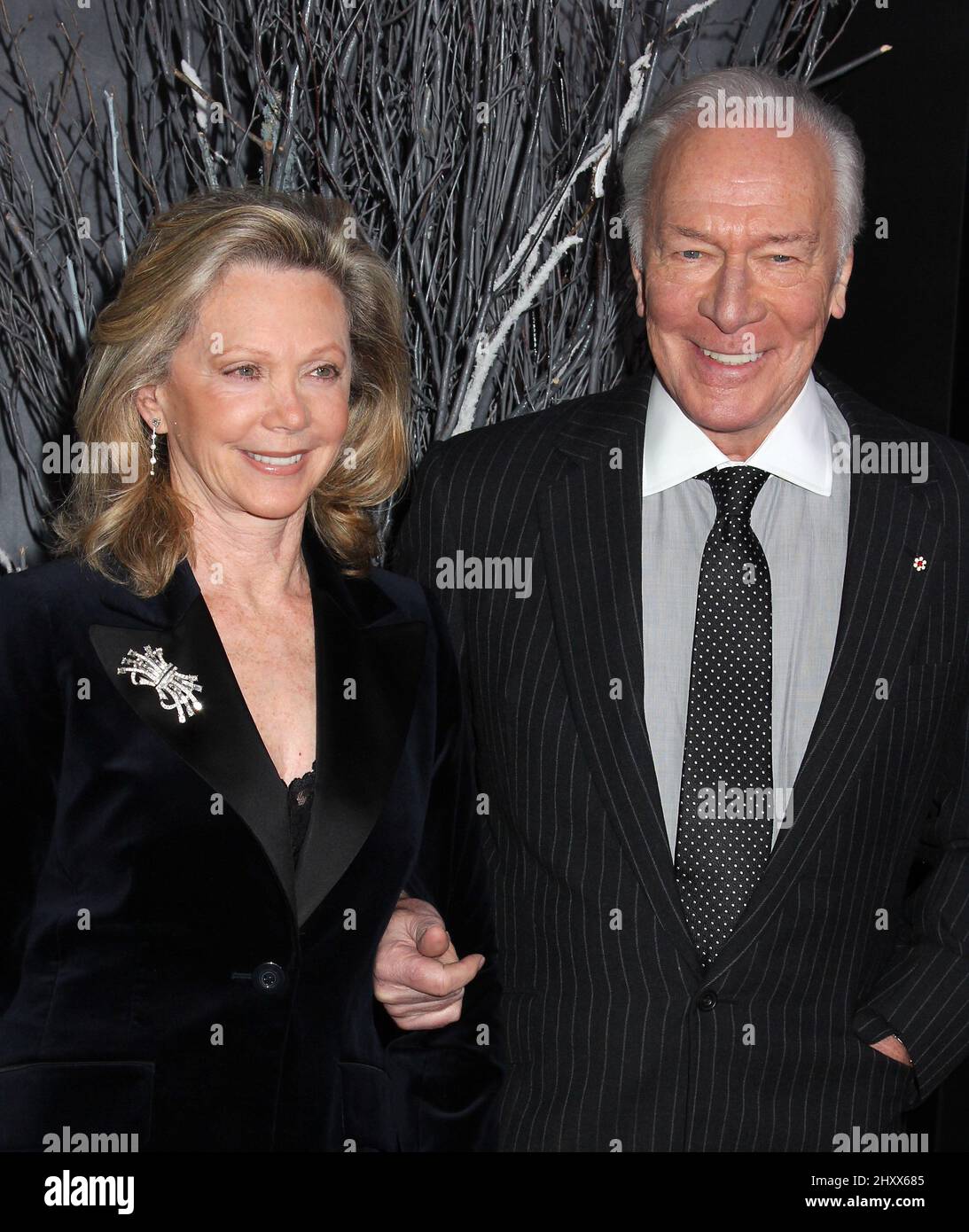 Elaine Taylor and Christopher Plummer during "The Girl With The Dragon ...
