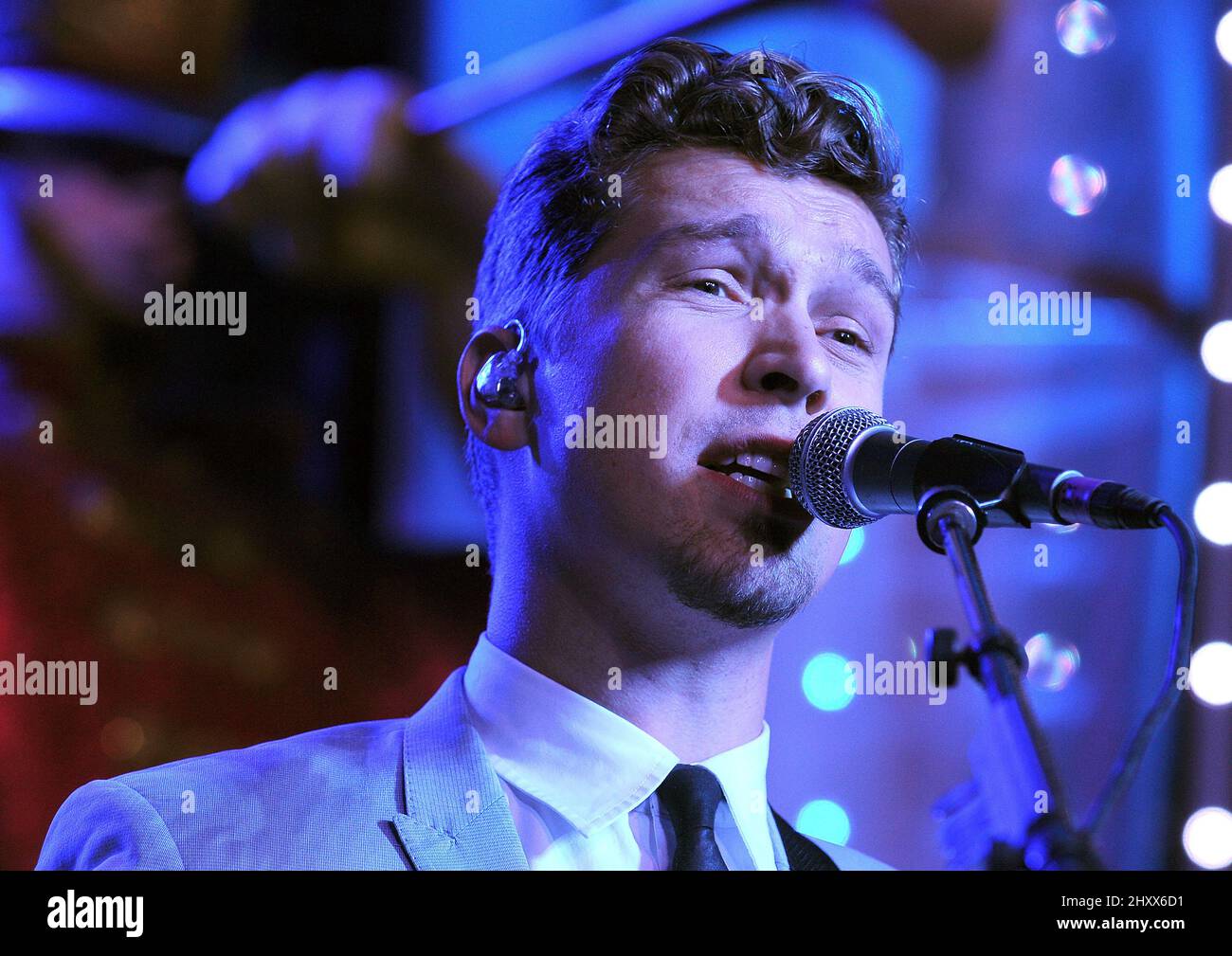 Isaac Hanson of Hanson performing during Salvation Army's "Rock the Red ...